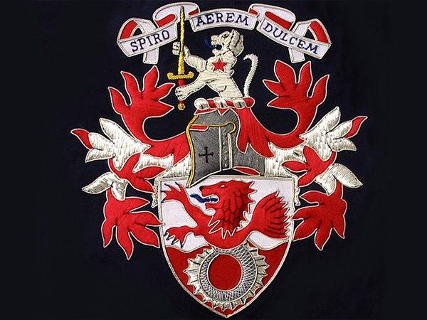 Talbot Family Coat of Arms Pipe Banner